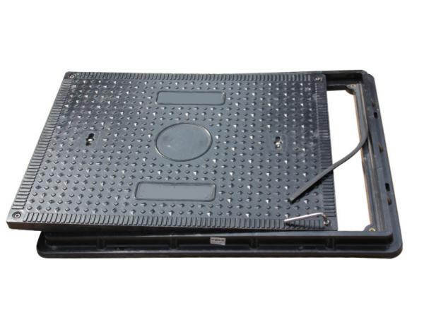 Quality 650x850mm Composite Manhole Cover Strength And Durability 43KG for sale
