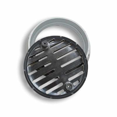 China Reinforced SMC Gully Grid Drain Cover Impact Resistant For Industrial And Commercial Rectangular Gully Grid for sale