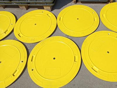 China Intelligent GRP Manhole Cover Sewer Lidwith Live Water Level and Gas Leak Detection for sale