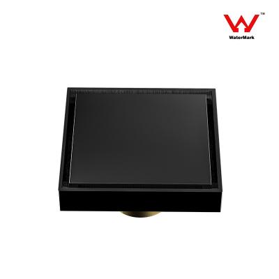 China Poland Home Use Chrome Plated Brass Floor Drain Embedded 200 L/Min Water Flow Rate for sale