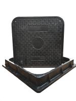 Quality Anti Theft Sewage Engineering Construction BMC Manhole Cover En124 for sale