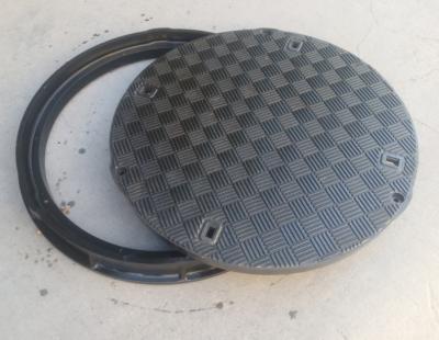 China 600mm Diameter Recyclebare Composiet Putdeksels Milieuvriendelijk Te koop