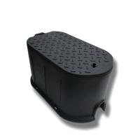 China Rectangular SMC Water Meter Box with Hinged Cover and High Load Capacity for sale