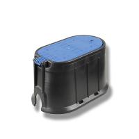 China Rectangular SMC Water Meter Box with Hinged Cover and High Load Capacity for sale