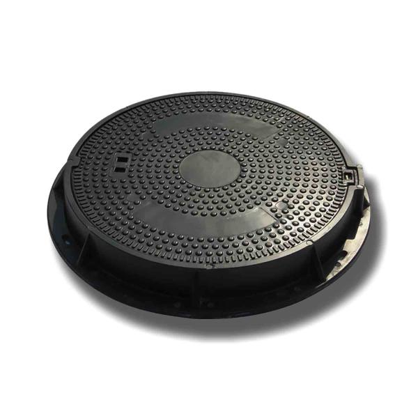 Quality Waterproof UV Resistant FRP Manhole Cover with 40 Tons Load Capacity for Drainage Systems for sale