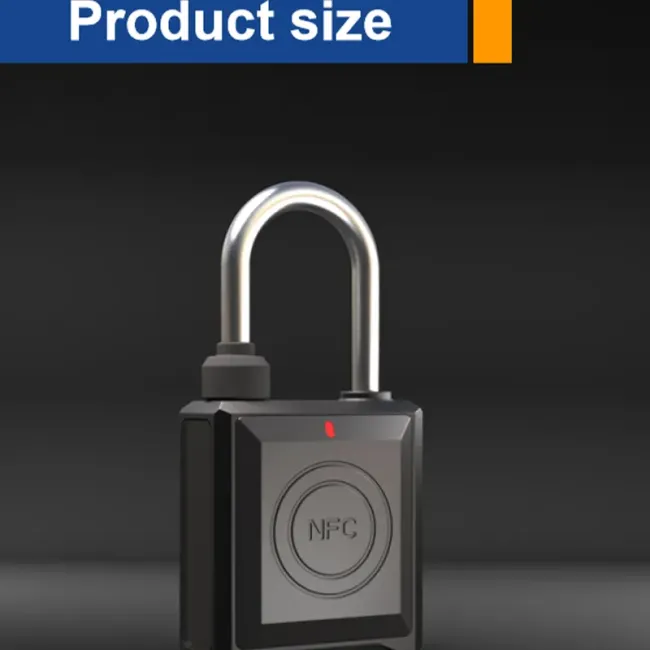 Environmentally Friendly NFC Padlock Durable Water[Proof NFC Unlocking