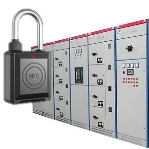 Quality Portable NFC Padlock with Access Control Management Platform for Power Cabinet for sale