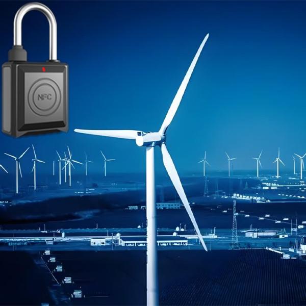 Quality Portable NFC Padlock with Access Control Management Platform for Power Cabinet for sale