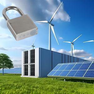 China Smart Traceable Stainless Steel Smart Bluetooth Padlock with Access Control Platform for Electricity for sale
