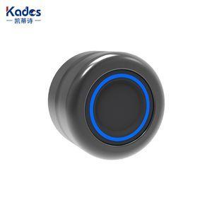 China Fingerprint Smart Drawer Lock Double Cabinet Door Lock Free of Punching for sale