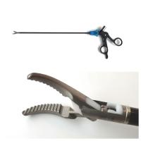 China Bipolar Dissecting Forceps 5mm x 330mm Reusable Laparoscopic Instrument Curved Straight for sale