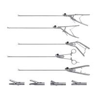 China Laparoscopic Needle Holder 5mm x 330mm Class I Surgical Instrument Custom Logo for sale