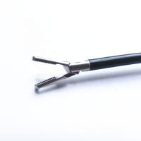 China 5mm Laparoscopic Insulated Curved Bipolar Forceps Double Action with Cable 330mm for sale