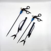 China Reusable Bipolar Laparoscopy Forceps Double Action Straight Head 5mm x 330mm CE for sale