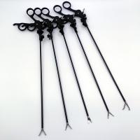 China Reusable Bipolar Laparoscopic Instrument 5x330mm Elbowless LAP Forceps OEM Custom Logo for sale