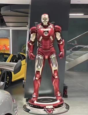 Quality Iron Man Sculpture Customization Item Custom Super Hero Fiberglass Marvel Figure for sale