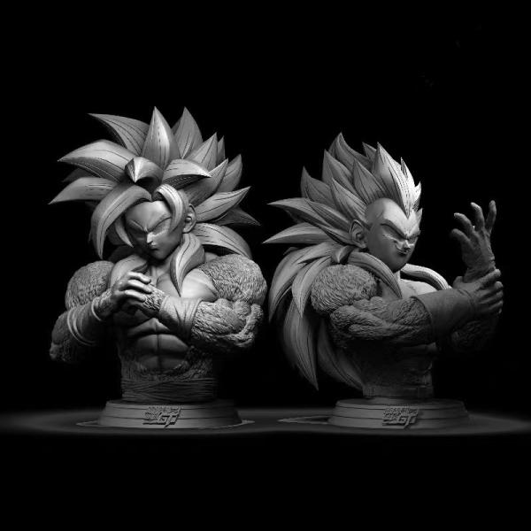 Quality Wholesale Clay 3D Printing Model Seven Dragon Ball Goku Anime Resin Goku Bust for sale