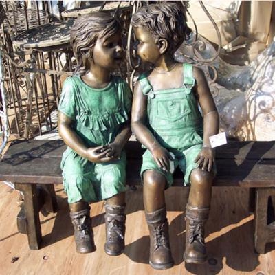 China Outdoor Garden Decor Life Size Bronze Girl Standing on Globe Statue with Engraved Model for sale
