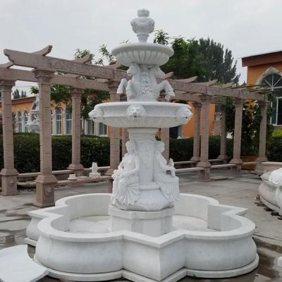 China Large Hand Carved Granite Pineapple Stone Water Fountain for Customized Garden Design for sale