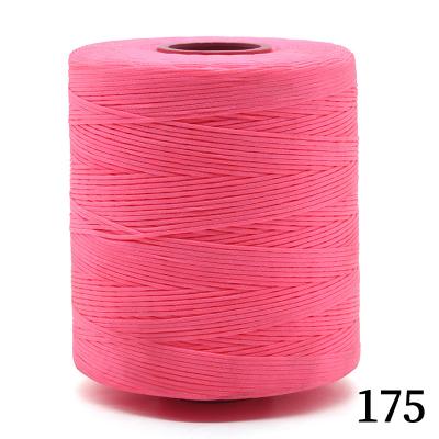 Cina Tessitura Kangfa 0.8MM 100% filo cerato in poliestere per cuoio 210D/16 filo cerato piatto in vendita