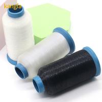 China Polyester 0.12mm Elasticated Fish Thread for Sewing Fishing Net Pattern Dyed Colorful for sale