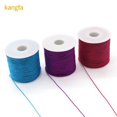 China Búsquedas de joyería Tipo Cordón 0,8 mm hilo de cordón de nylon para pulsera personalizada vibrante en venta