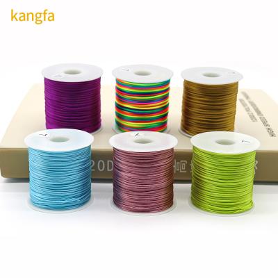 China Búsquedas de joyería Tipo Cordón 0,8 mm hilo de cordón de nylon para pulsera personalizada vibrante en venta