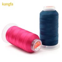 China UV Protected Kangfa Waterproof Polyester Sewing Thread Leather Thread 210D/3 Tex50 for sale