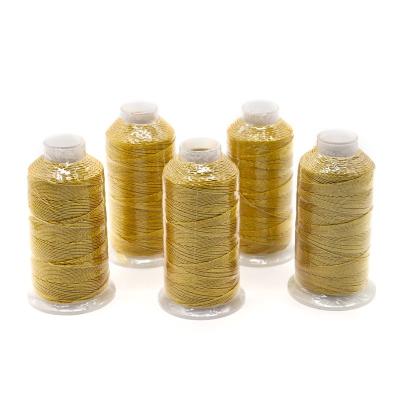 China Direct verkopen van polyester metalen garen borduurmachine draden voor juwelen vondsten Te koop
