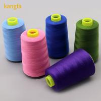 China High Temperature Resistant 40/2 5000Y Polyester Sewing Thread 100% Spun Polyester Yarn for sale