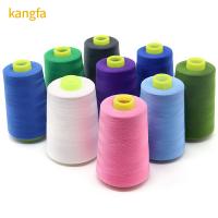China High Temperature Resistant 40/2 5000Y Polyester Sewing Thread 100% Spun Polyester Yarn for sale