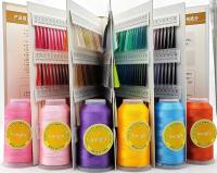 China 4000 Yard Embroidery Thread for Machine 720 Colors 100% Polyester Polyester / Viscose for sale