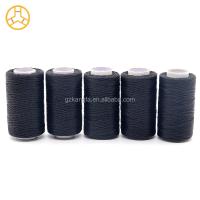 China 100% Polyester Flat Waxed Thread for Kangfa Waterproof 0.8mm 1mm Polyester Leather 50m for sale