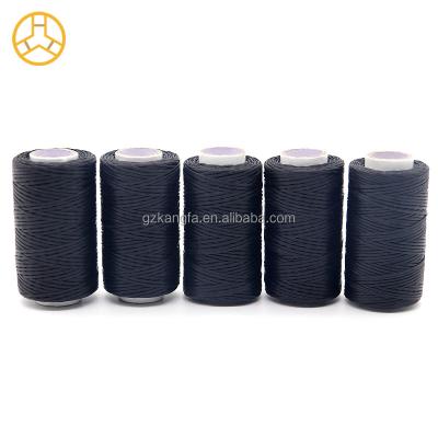 Cina 100% poliestere filo piatto cerato per Kangfa impermeabile 0,8 mm 1 mm pelle di poliestere 50m in vendita
