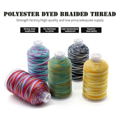 Cina 15PLY 250g 40 colori filato a trecce poliestere per la decorazione dell'artigianato in vendita