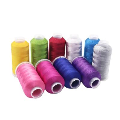 Cina 150D/2 100% filo ricamato in poliestere per la macchina 5000m Peso 160g in colori misti in vendita