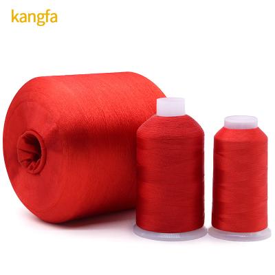 Cina 1.25-1.5kg Peso netto/cone Tintato Filato di poliestere ad alta tenacità 120D/2 per personalizzazione in vendita