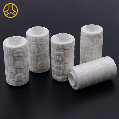 China Kangfa 50M/Roll 0.8mm Flat Waxed Thread for Leather Craft Shoes Bag Belt boho Weaving for sale