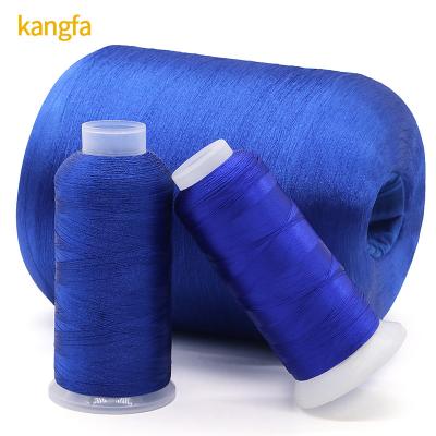Cina 1.25-1.5kg Peso netto/cone Tintato Filato di poliestere ad alta tenacità 120D/2 per personalizzazione in vendita