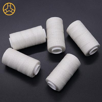 China Kangfa 50M/Roll 0.8mm Flat Waxed Thread for Leather Craft Shoes Bag Belt boho Weaving for sale