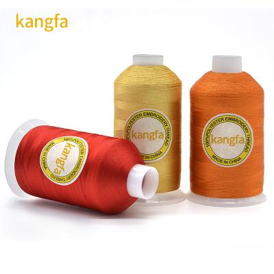 Cina Filati per macchine di ricamo personalizzati Big Cone Polyester Filati di ricamo 120D/2 in vendita
