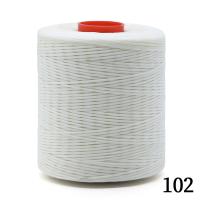China 250D/16 Flat Waxed Thread for Leather Sewing Polyester Wax Bonded Braided Thread for sale