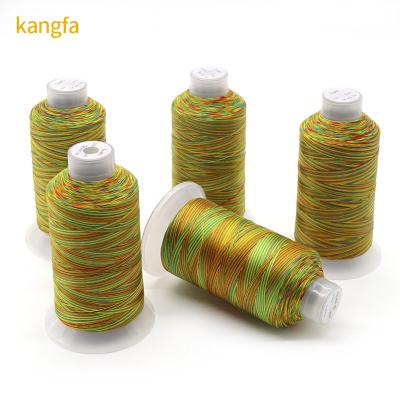 Cina T70 Filtro multicolore ad alta tenacità filo arcobaleno filo di cucitura 210D in vendita