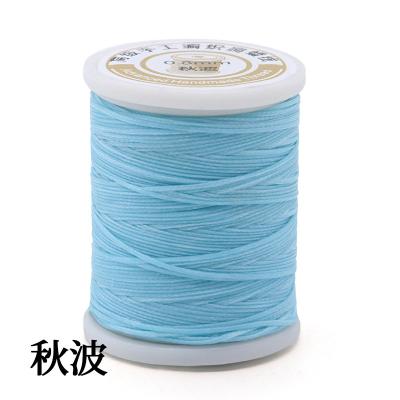 中国 多彩 50m ワックス式ポリエステル縫い糸 DIY ツール 手縫い 0.8mm 販売のため
