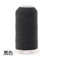 China 5500 Yards Black 900 Embroidery Thread 40wt 100% Polyester for Machine Pattern Dyed for sale
