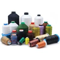China Polyester Sewing Thread High Tenacity Thread For Products Pattern Dyed Weight/Cone 450g for sale