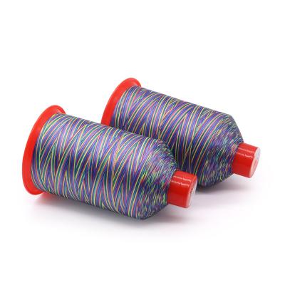 Cina Filato di poliestere multicolore mercerizzato per Tex 90 in vendita