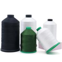 China Polyester Sewing Thread High Tenacity Thread For Products Pattern Dyed Weight/Cone 450g for sale
