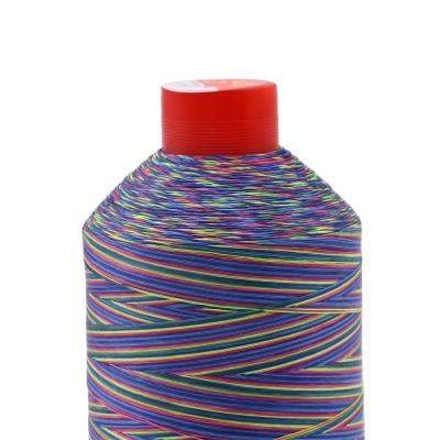 Cina Filato di poliestere multicolore mercerizzato per Tex 90 in vendita