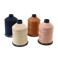 China Polyester Sewing Thread High Tenacity Thread For Products Pattern Dyed Weight/Cone 450g for sale